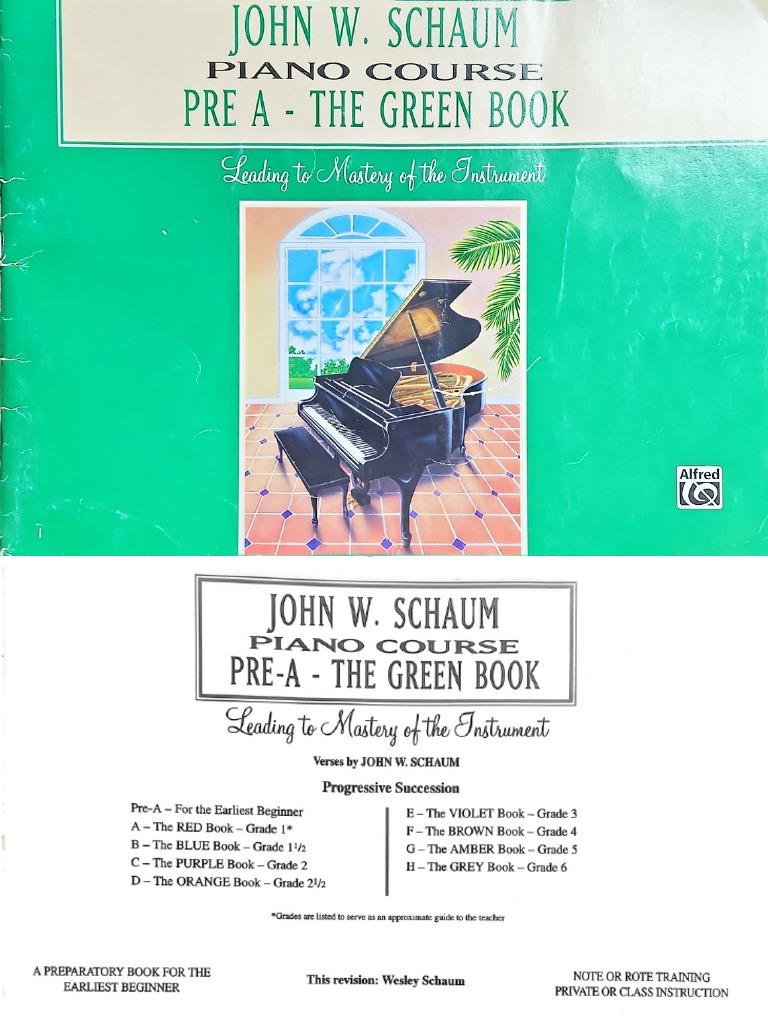 Pre A The Green Book - John W Schawm | PDF