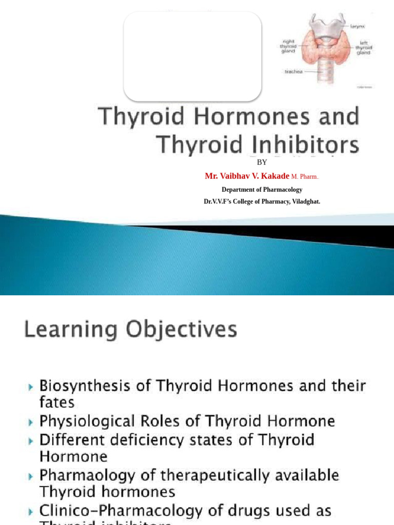 1.thyroid and Anti-Thyroid Drugs Drugs and Non | PDF