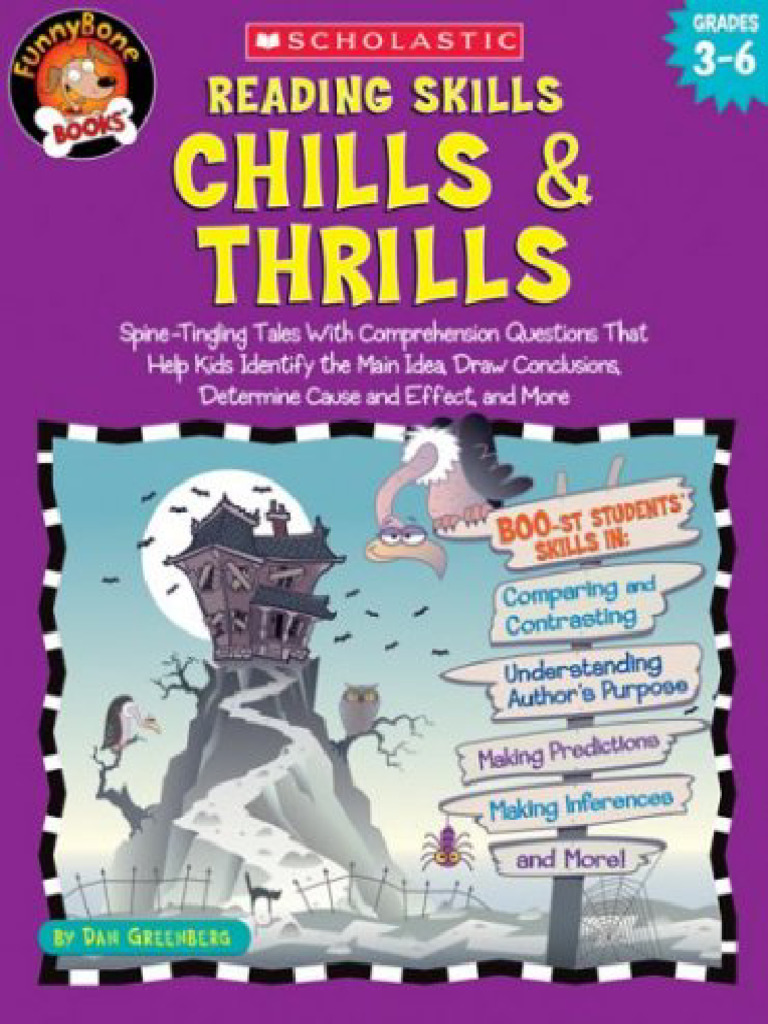 Reading Skills Chills Thrills Spine-Tingling Tales With Comprehension ...