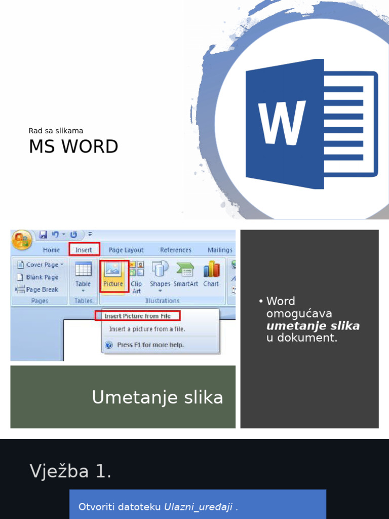 MS WORD - Slike | PDF