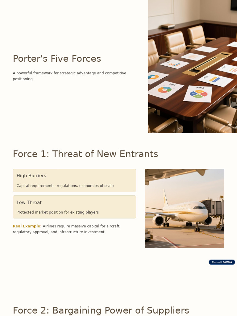 Porter's Five Forces Framework Explained | PDF | Economies | Business