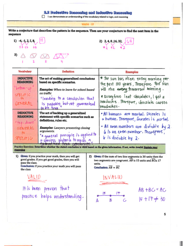 Gometry Law of Detachment and Syllogism - Logic | PDF