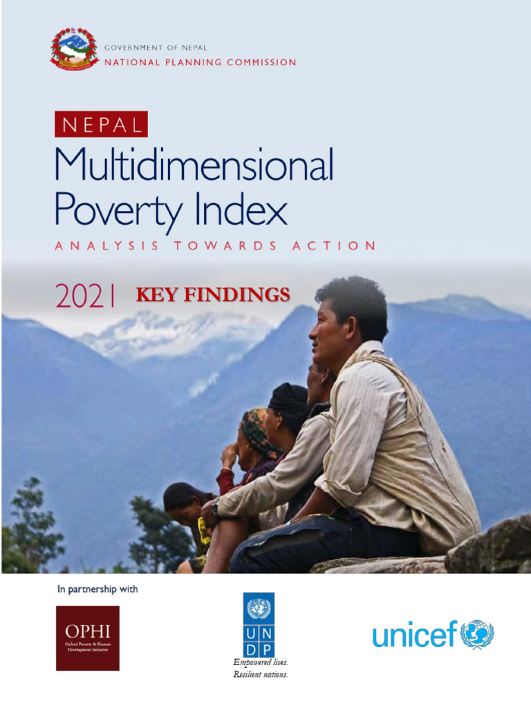 MPI Report 2021 - Key Findings | PDF | Poverty | Poverty & Homelessness