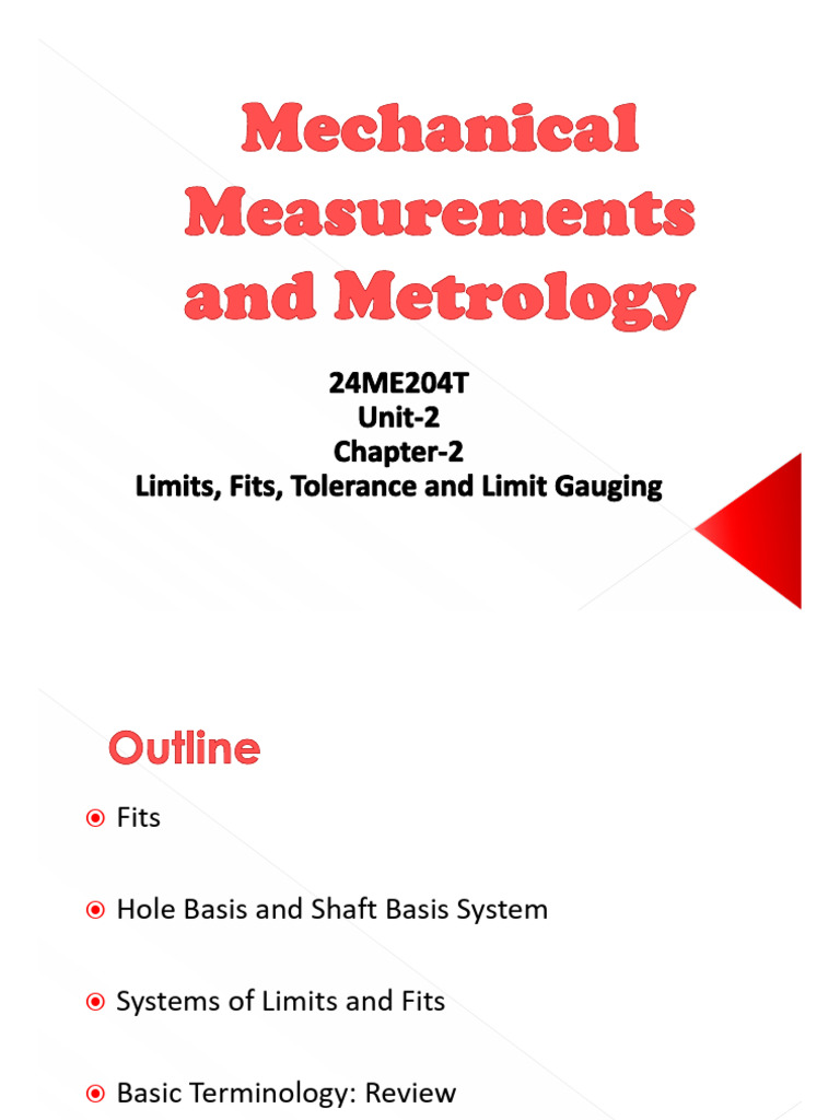 Types of Fits in Engineering Systems | PDF | Engineering Tolerance ...