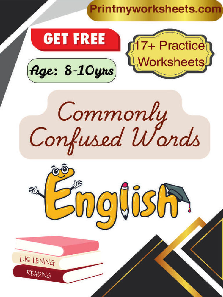 Commonly Confused Words For 3rd Graders | PDF