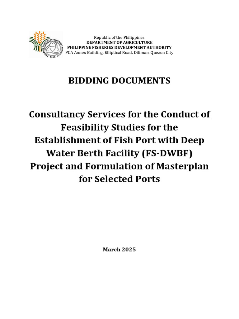 Bidding Documents: Republic of The Philippines | PDF | Joint Venture ...