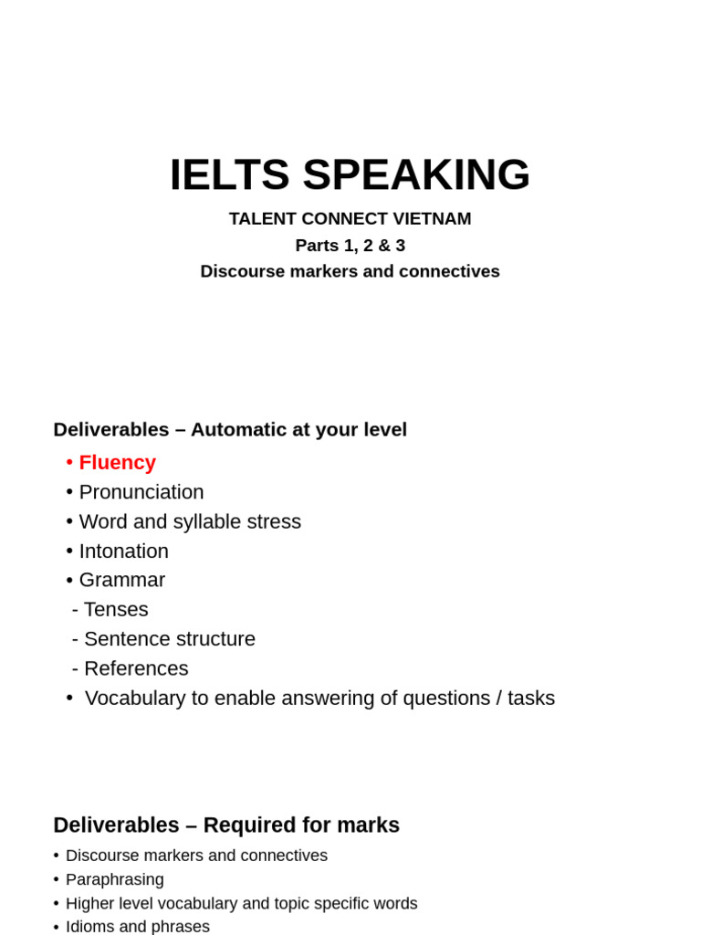 Discourse Markers and Connectives | PDF | Word | Clause