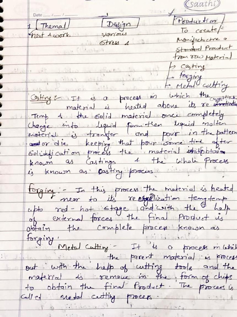 Mechanical Notes For Mid Term | PDF