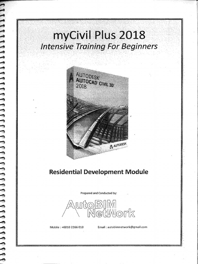 MyCivil Plus 2018 - Residential Development Module | PDF