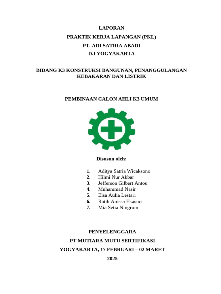 Implementasi K3 di PT Adi Satria Abadi | PDF