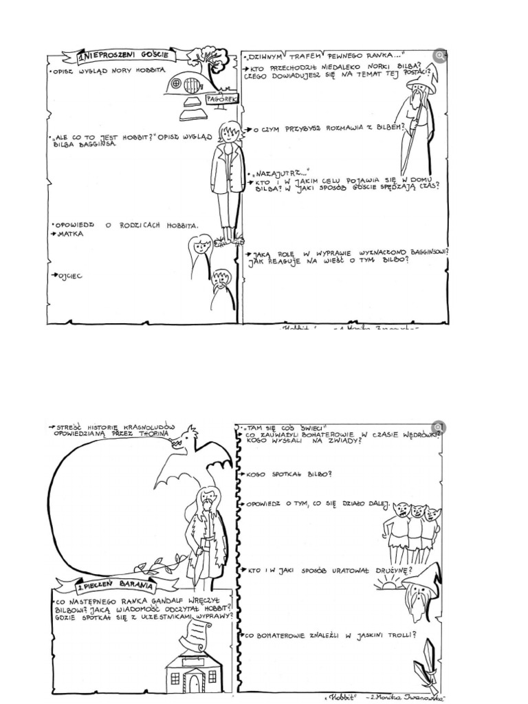 Hobbit Notatki Graficzne | PDF