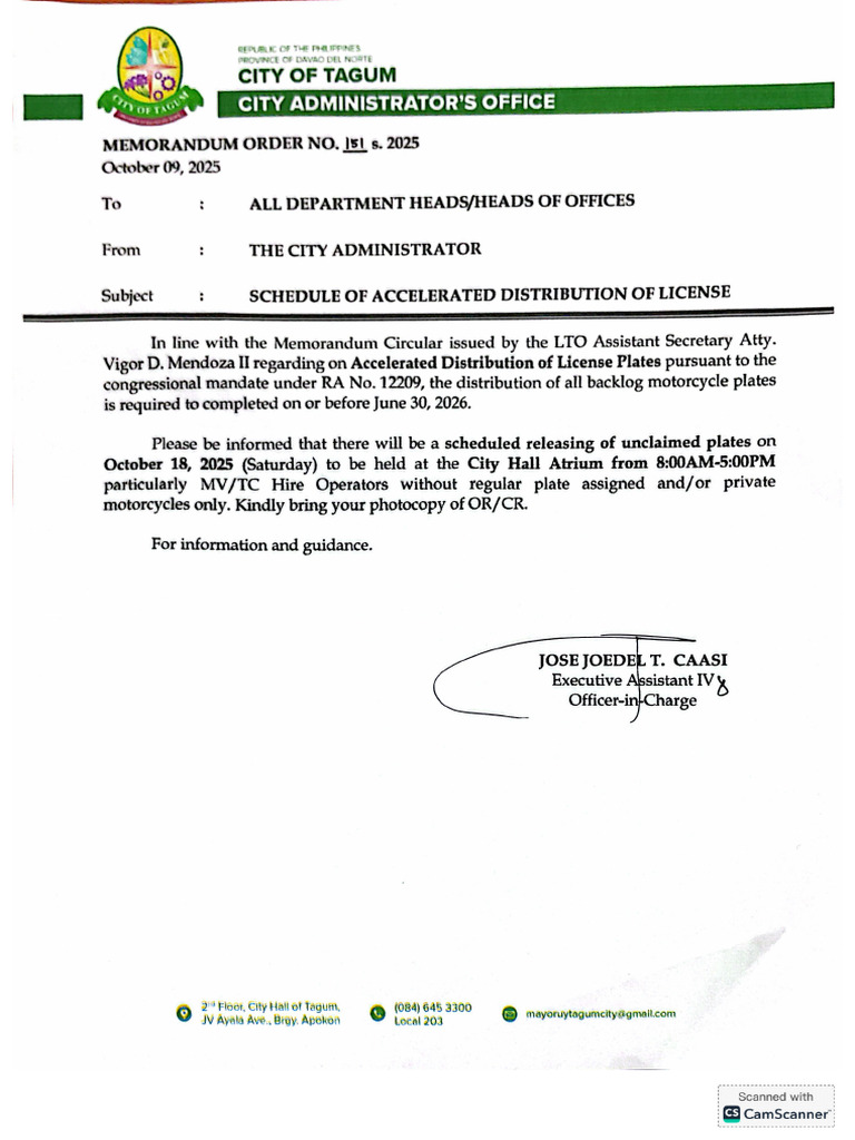 Schedule of Accelerated Distribution of License | PDF
