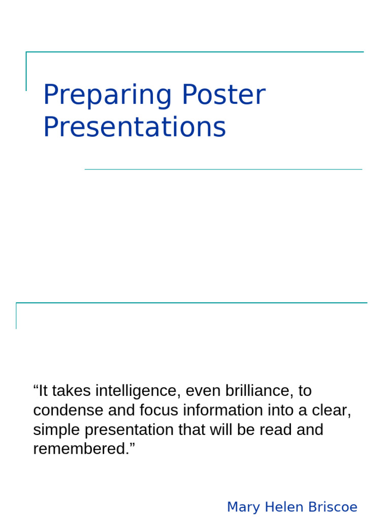 Poster Presentation | PDF | Photograph | Arial