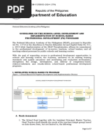 DM-OULS-2025-095 Guidelines On The Conduct of The SY 2025-2026 INSET For Teachers | PDF