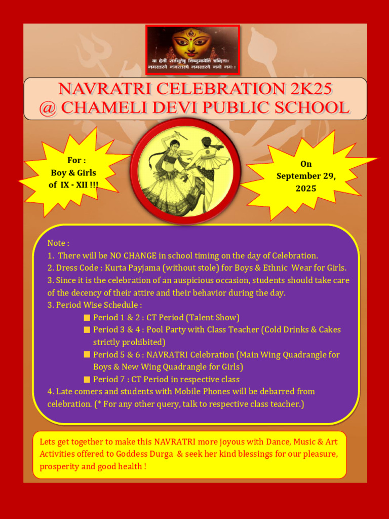Pamphlet Navratri PDF | PDF