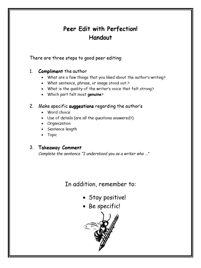 Handout Peerreview 2025 | PDF