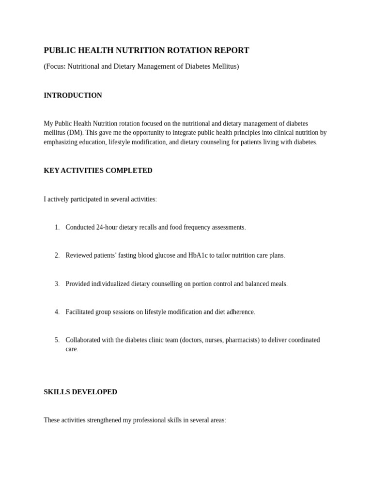 Public Health Report | PDF