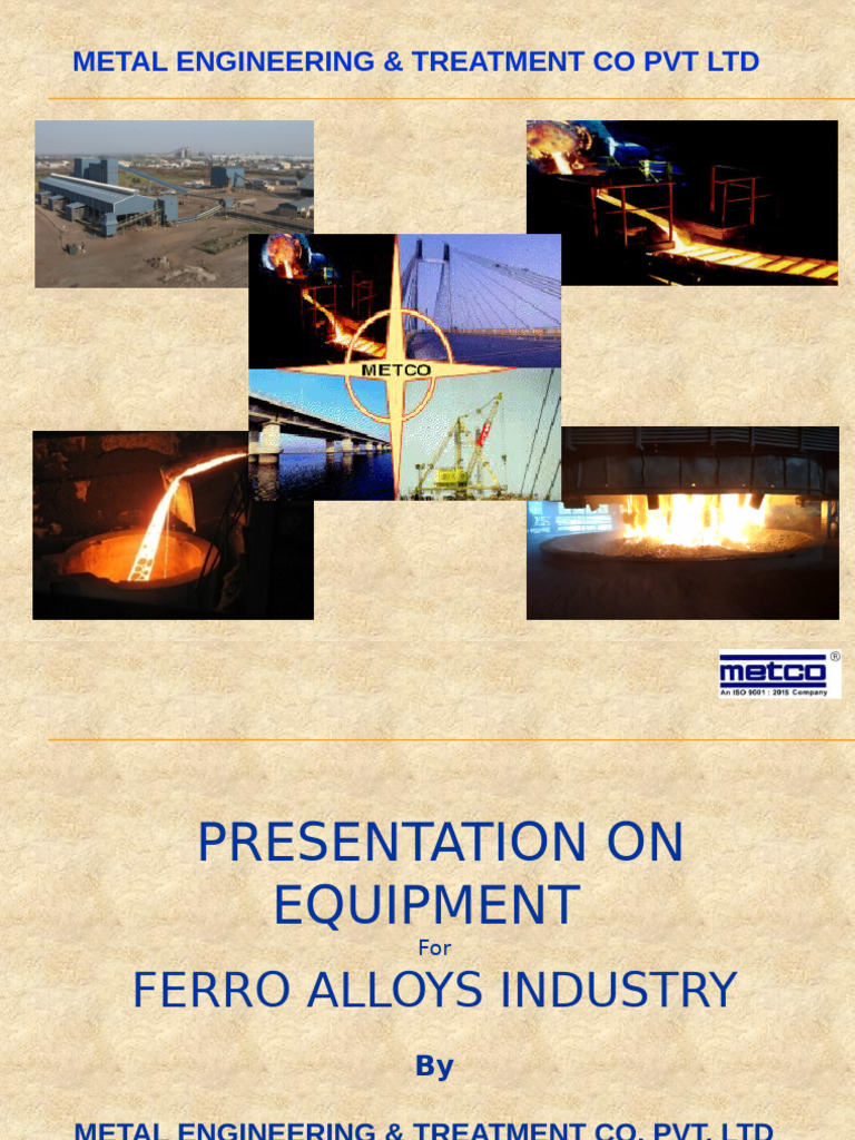 Equipment for Ferro Alloys Industry | PDF | Casting | Refractory