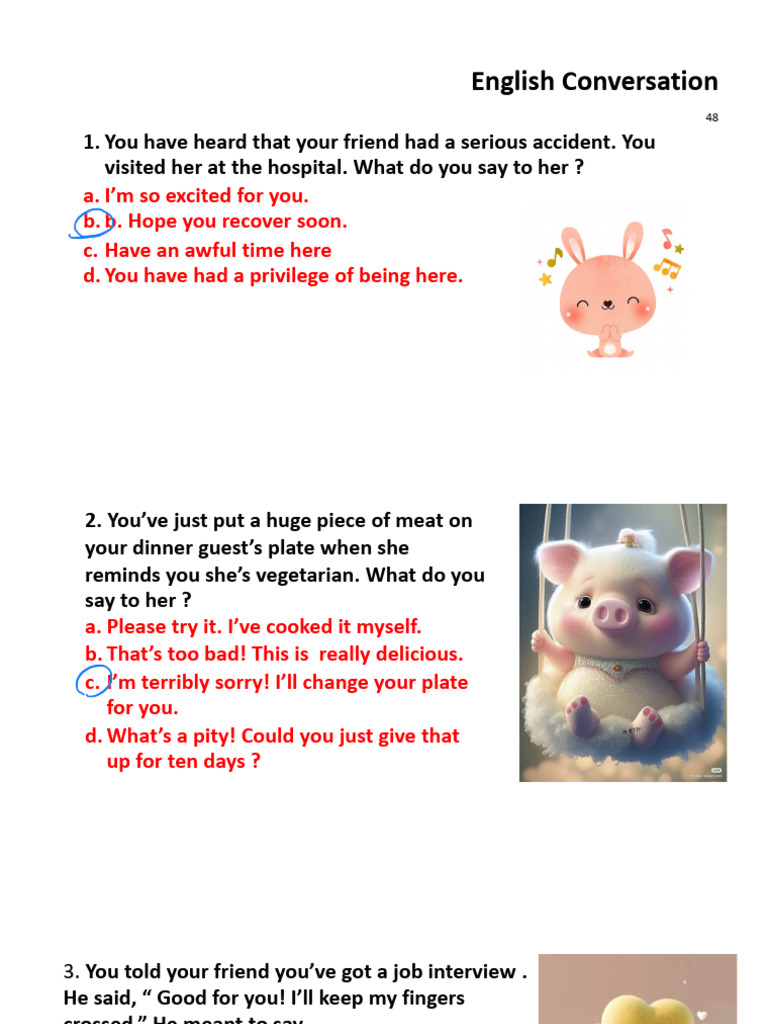 English Conversation Practice | PDF
