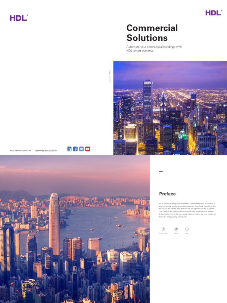 HDL Smart Solutions for Commercial Automation | PDF | Building ...