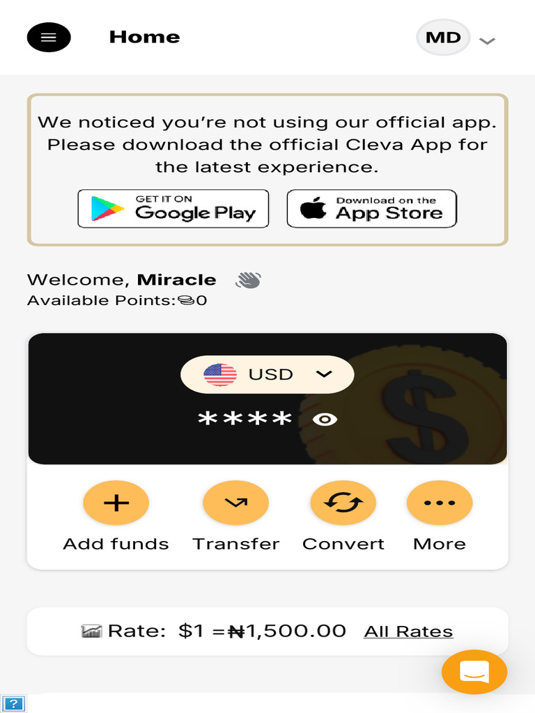 Cleva USD Banking Without Borders | PDF