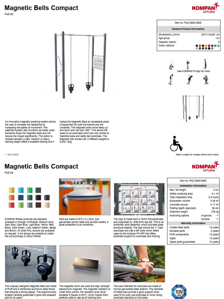 Magnetic Bells: Innovative Training System | PDF | Life Cycle Assessment
