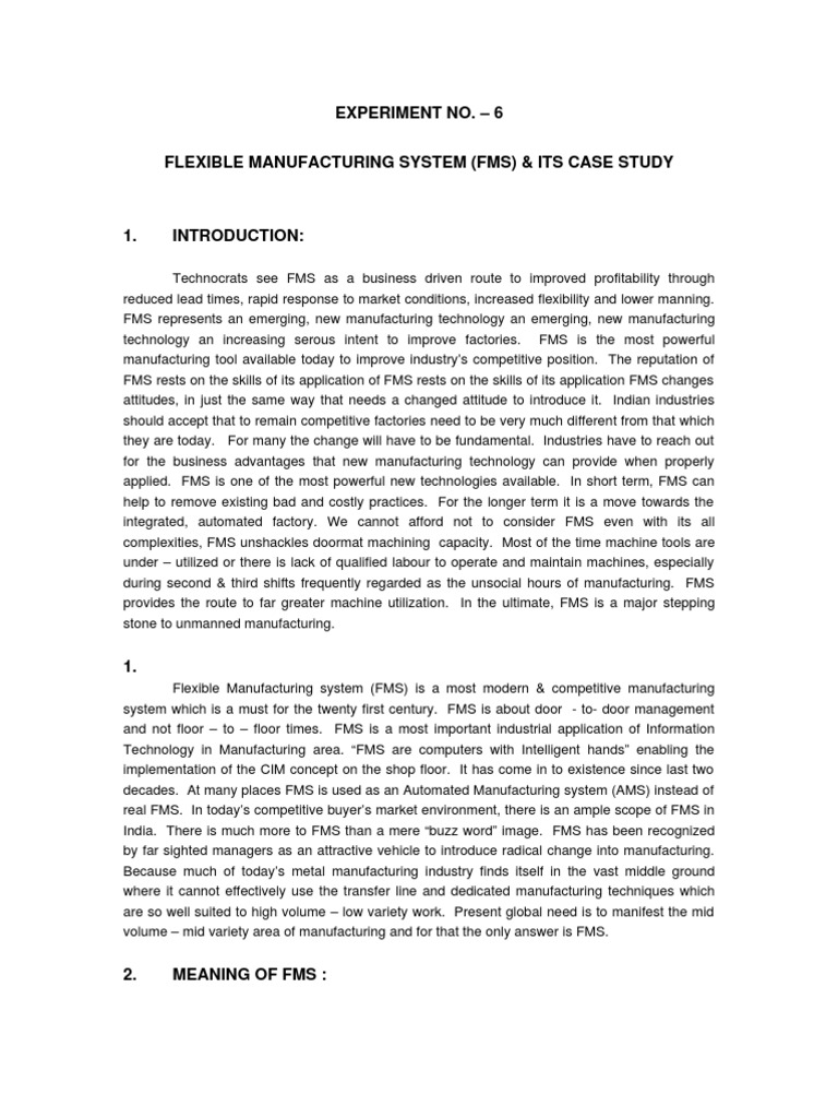 Experiment No. - 6 | PDF | Automation | Machines