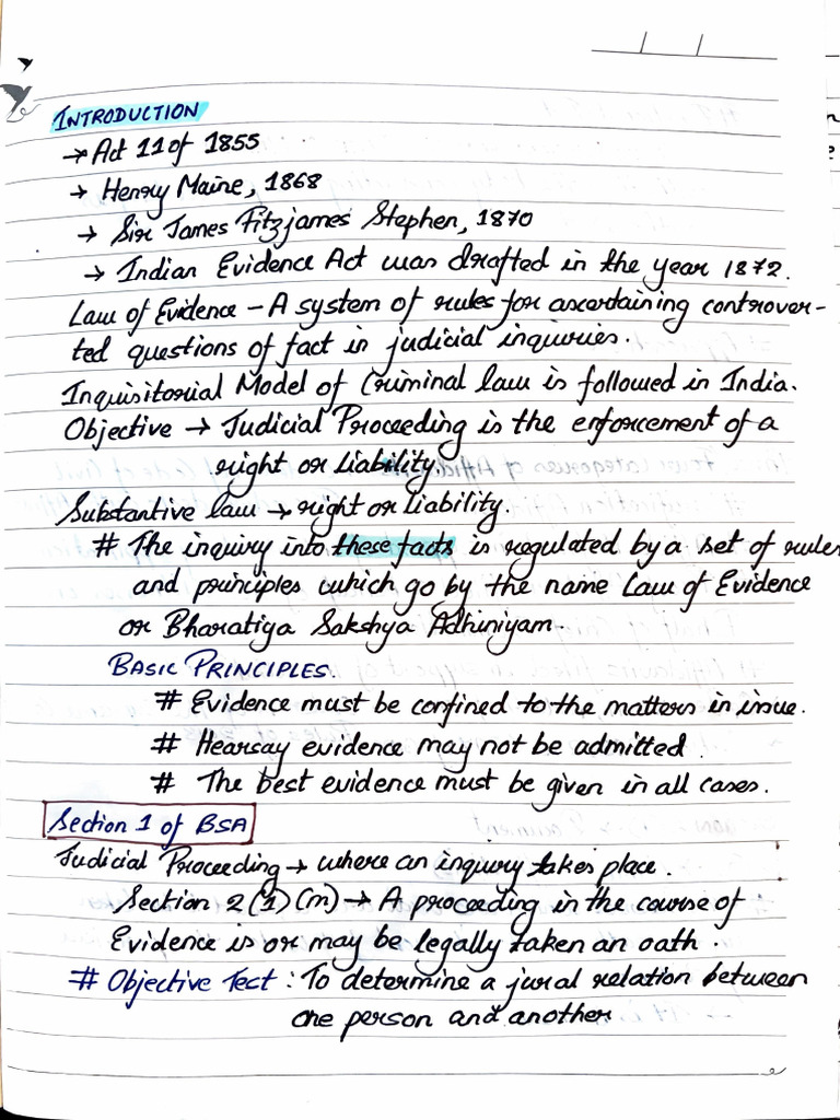 Bsa 2023 Notes | PDF
