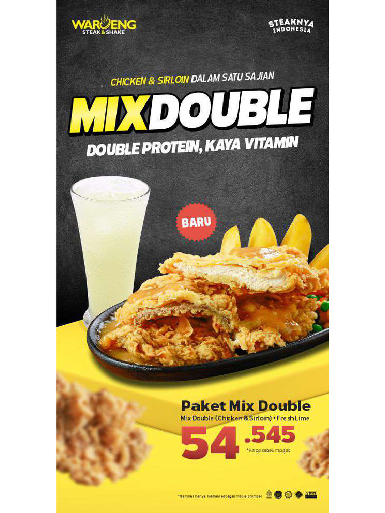 Menu Waroeng Steak and Shake Bekasi Cikarang | PDF