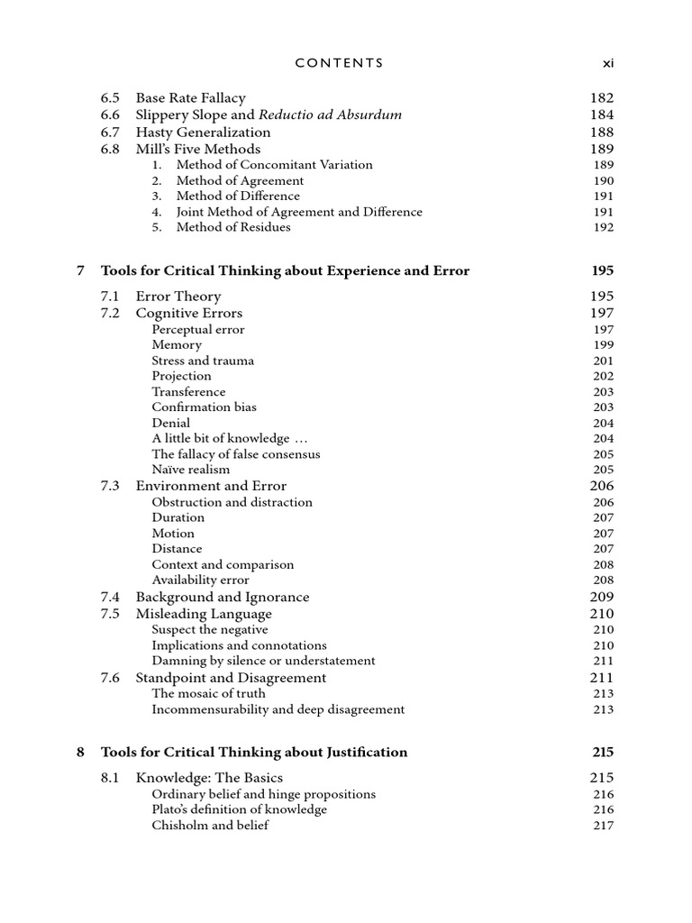 Critical Thinking Tools and Techniques | PDF | Evidence | Experience