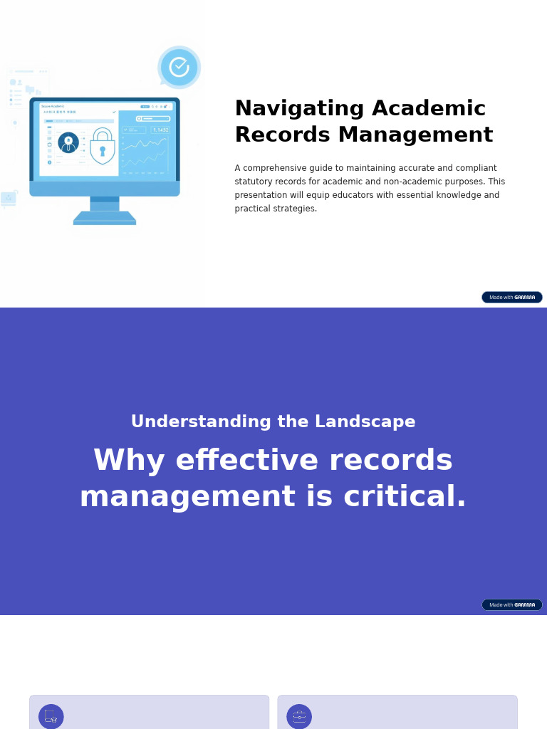 Navigating Academic Records Management | PDF | Records Management | Regulatory Compliance
