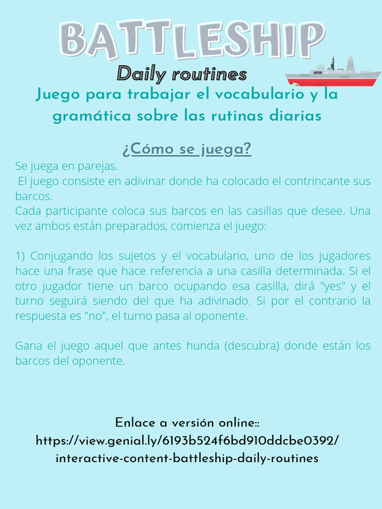 Battleship: Daily Routines | PDF