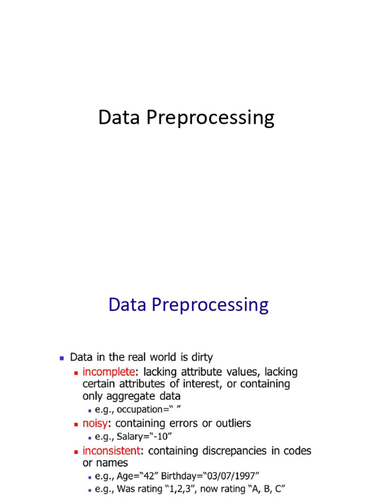 Data Preprocessing | PDF | Quantile | Quartile