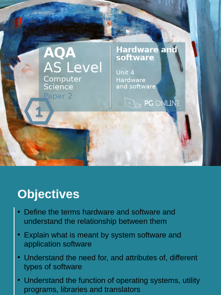 Hardware and Software Topic 1 Hardware and Software | PDF | Library (Computing) | Operating System