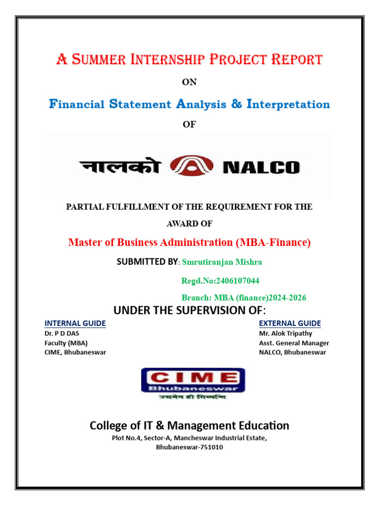 Internship New | PDF | Equity (Finance) | Business