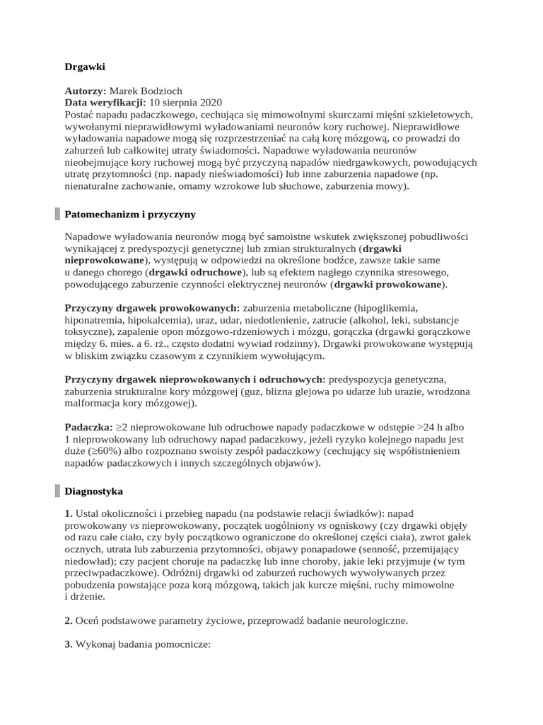 Drgawki | PDF