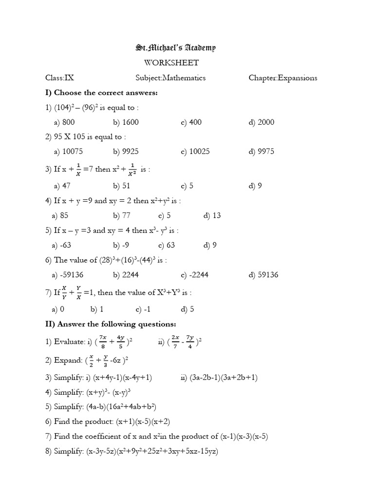 Expansions | PDF | Mathematics | Mathematical Analysis