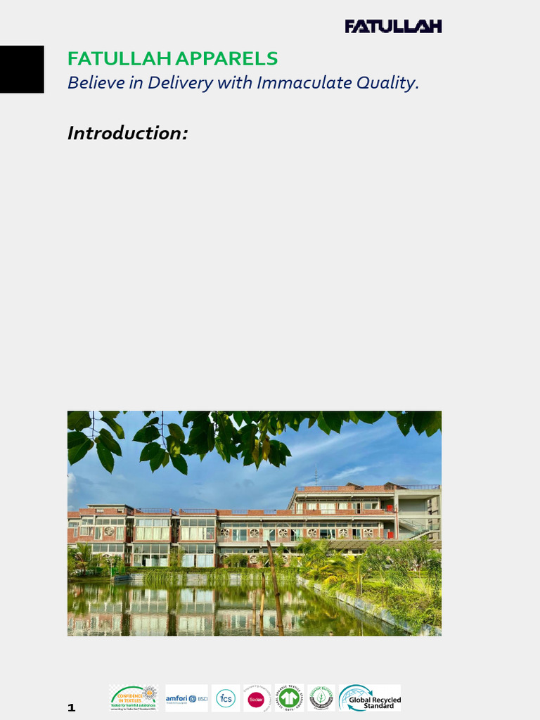 Fatullah Apparels: Quality Knitwear Exporter | PDF | Employment | Textiles