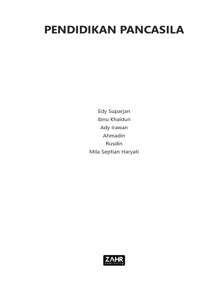 Pendidikan Pancasila | PDF