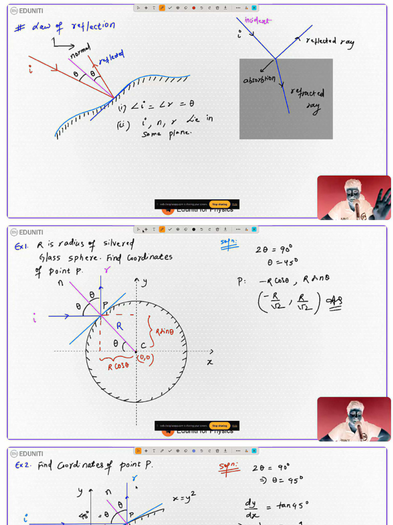 500) (Lectures) Ray Optics L01 [DARK KNIGHT] (1) | PDF