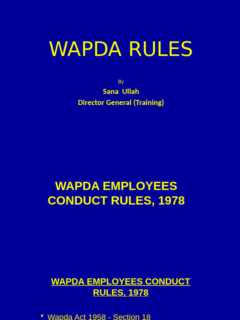 1 Conduct Rules | PDF | Economies | Business