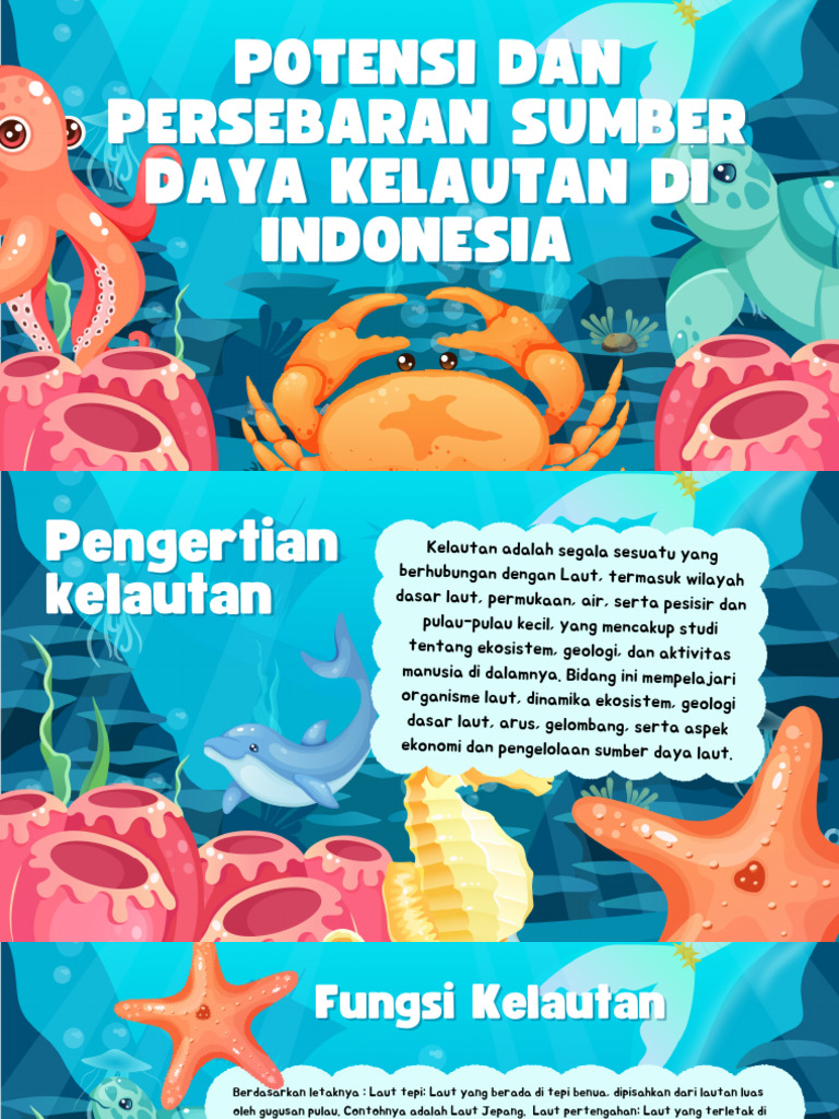 Potensi Dan Persebaran Sumber Daya Alam Kelautan Di Indonesia - 20251016 - 083412 - 0000 | PDF