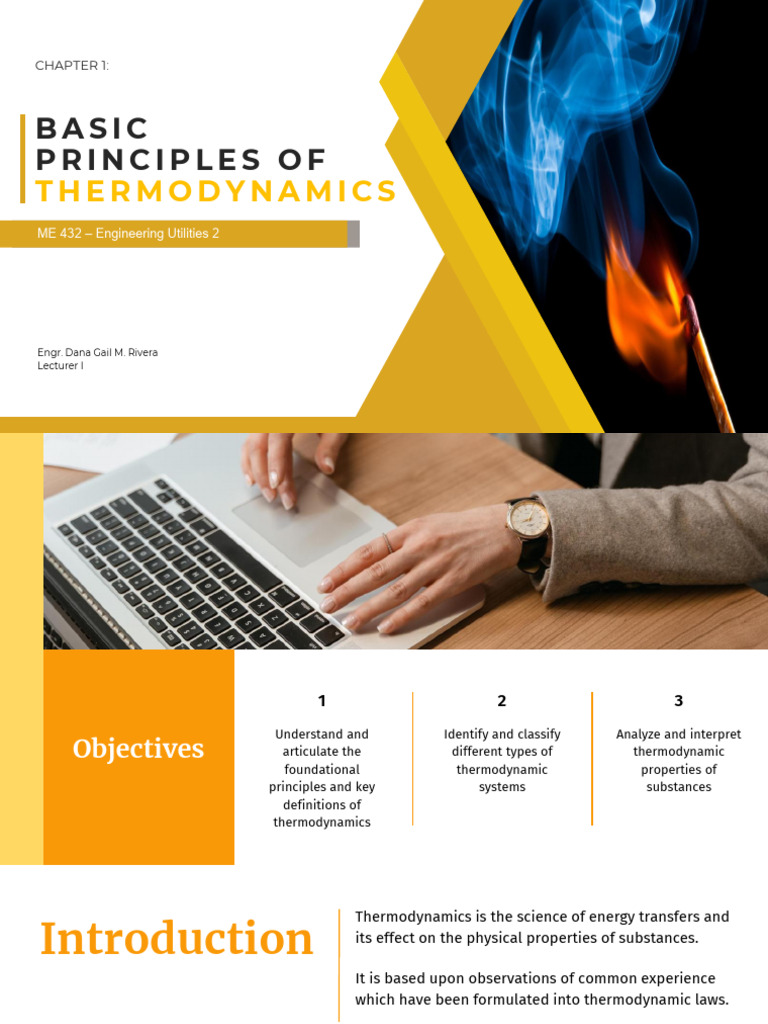 ME 432 - Chapter 1 - Basic Principles of Thermodynamics | PDF | Density ...