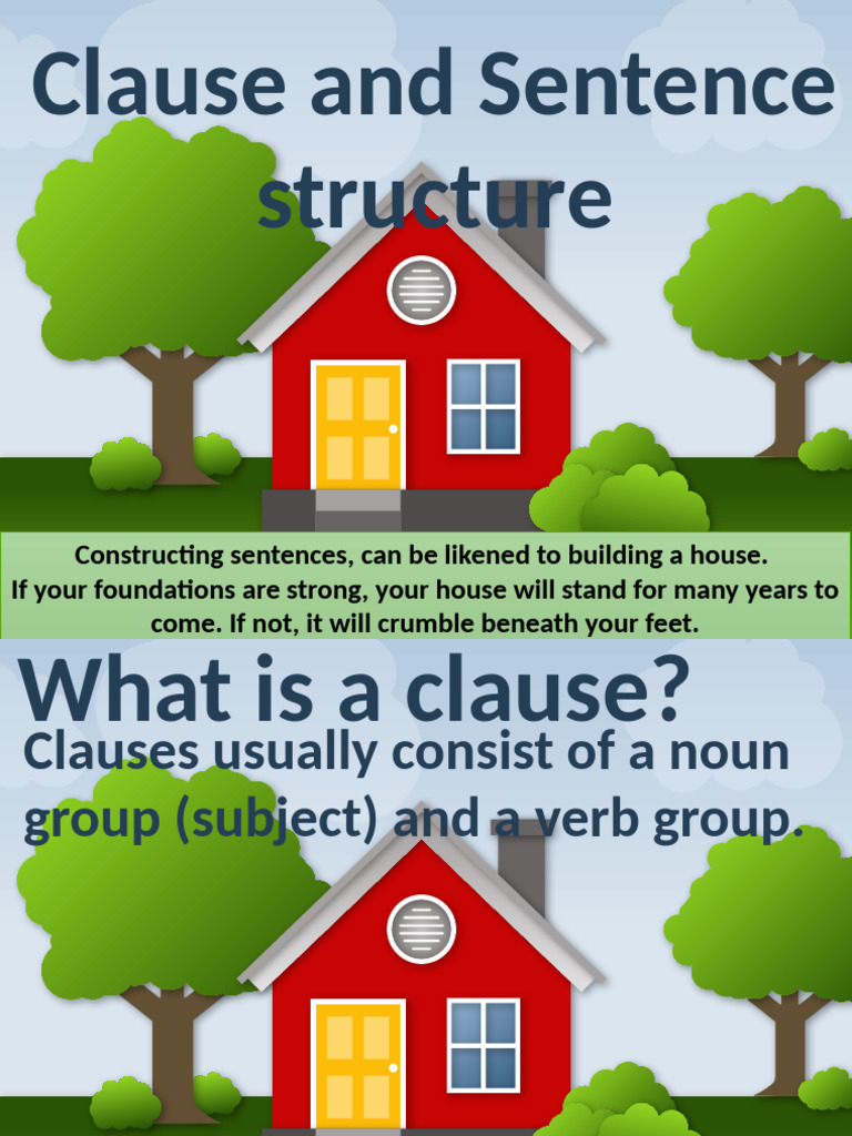 Clause and Sentence Structure | PDF | Clause | Sentence (Linguistics)