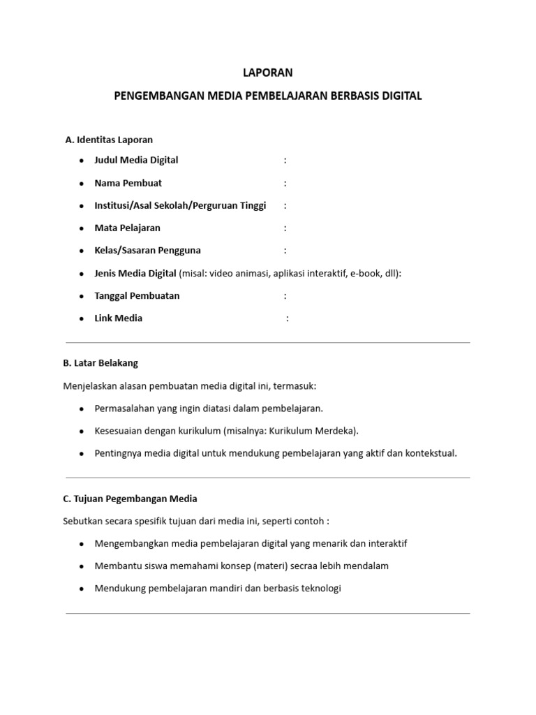 Media Pembelajaran Digital Interaktif | PDF