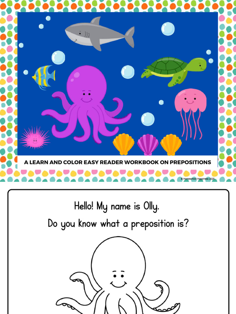 Under The Sea Prepositions Compressed | PDF | Language Mechanics ...