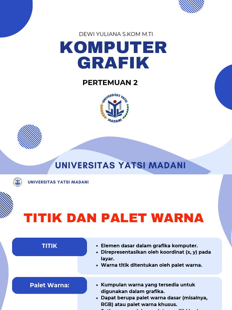 Algoritma Garis dan Palet Warna Grafika | PDF