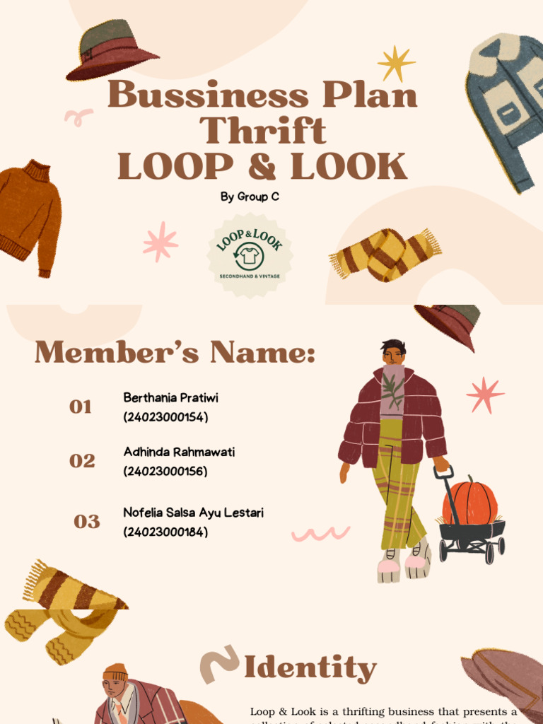 Business Plan C Group - Loop & Look Thrift.pdf | PDF | Clothing | Fashion