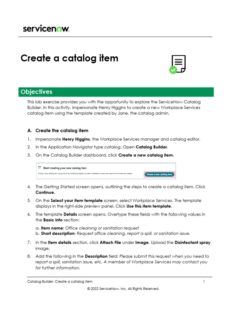 LAB - Catalog Builder - Create An Item | PDF | Computing | Software