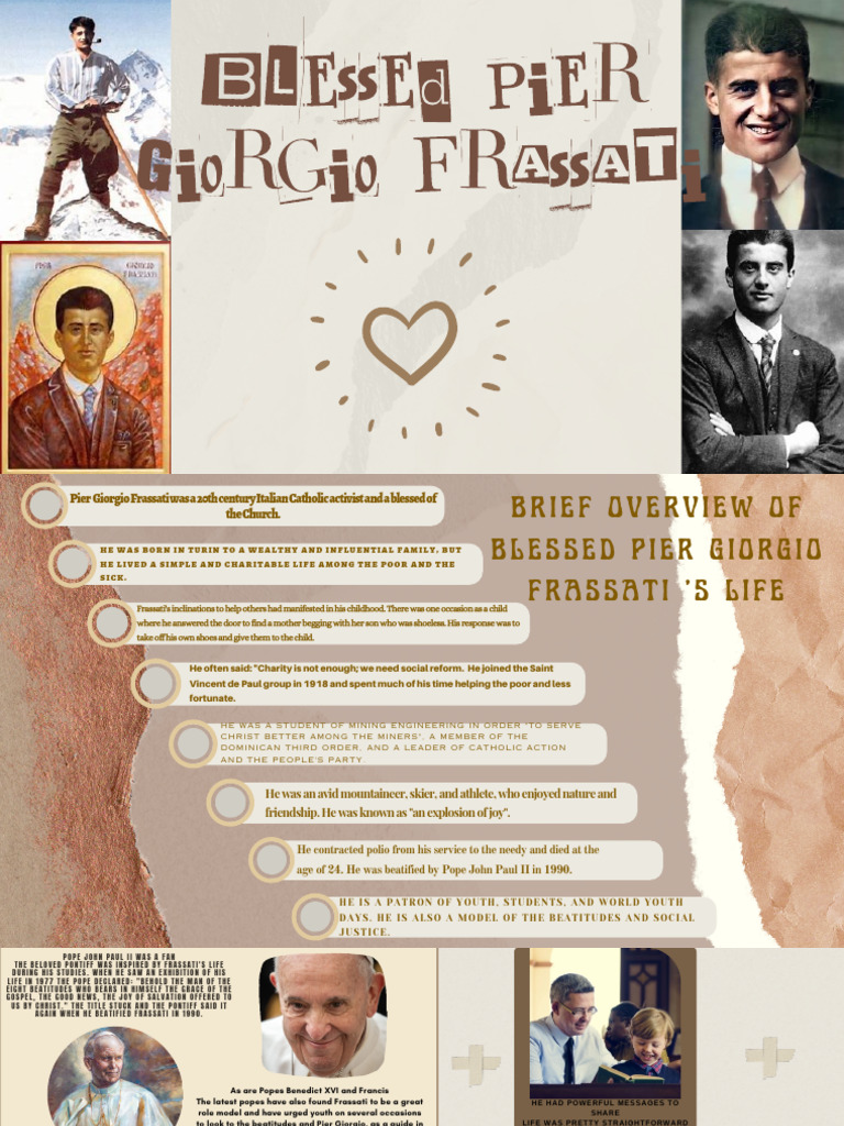 Saint Pier Giorgio Frassanti | PDF | Catholic Church